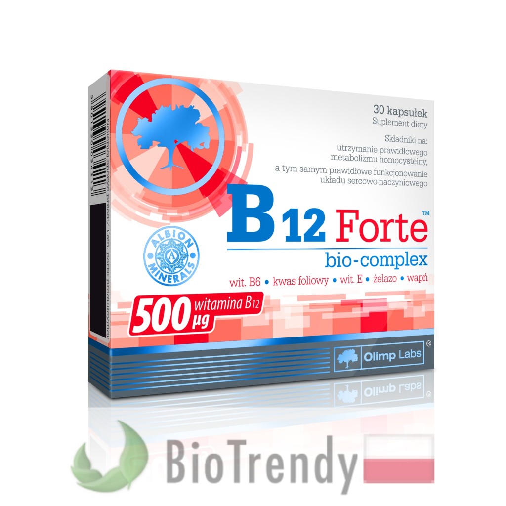 B12 Forte Bio-Complex – tabletki z witaminami - BioTrendy