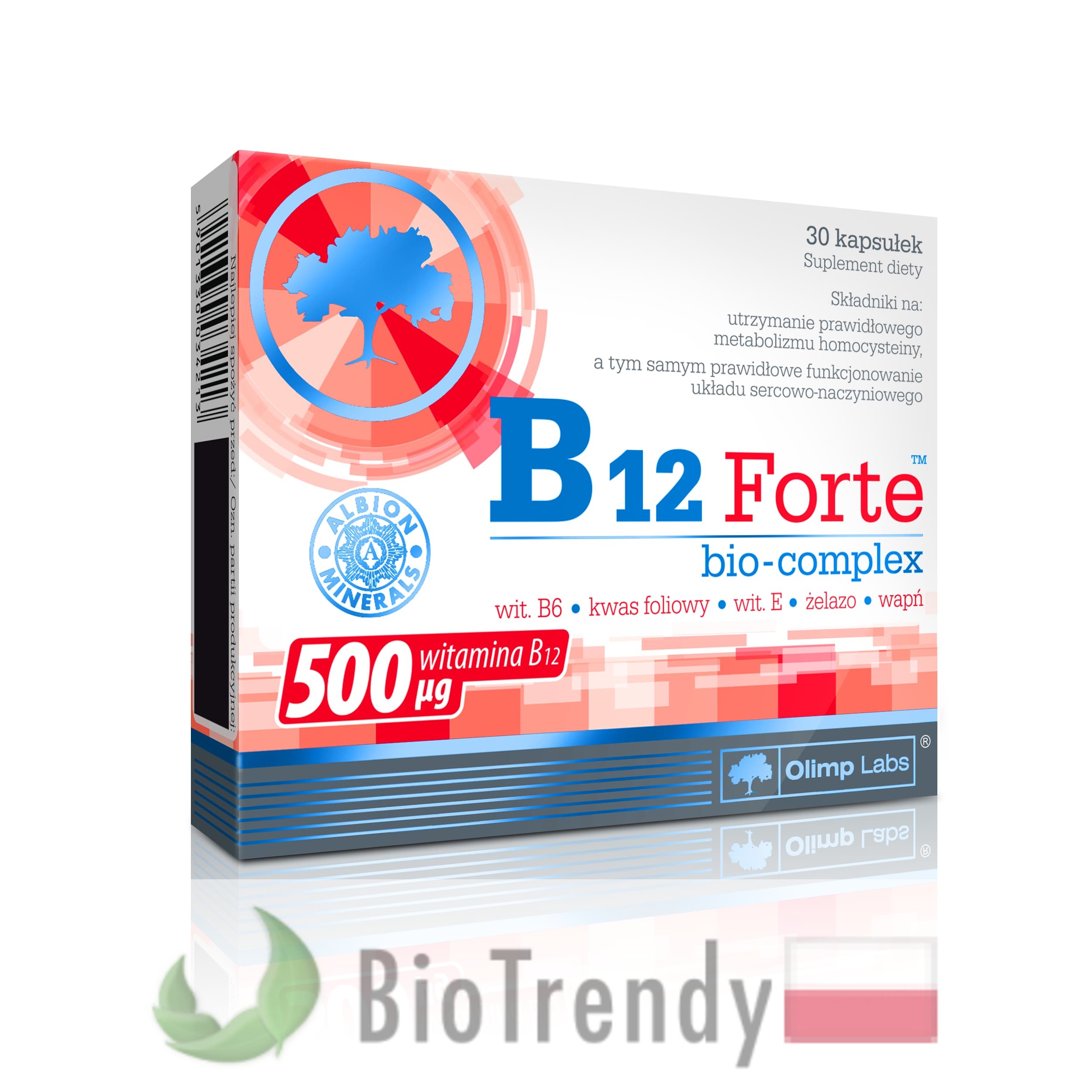 B12 Forte Bio-Complex – tabletki z witaminami - BioTrendy