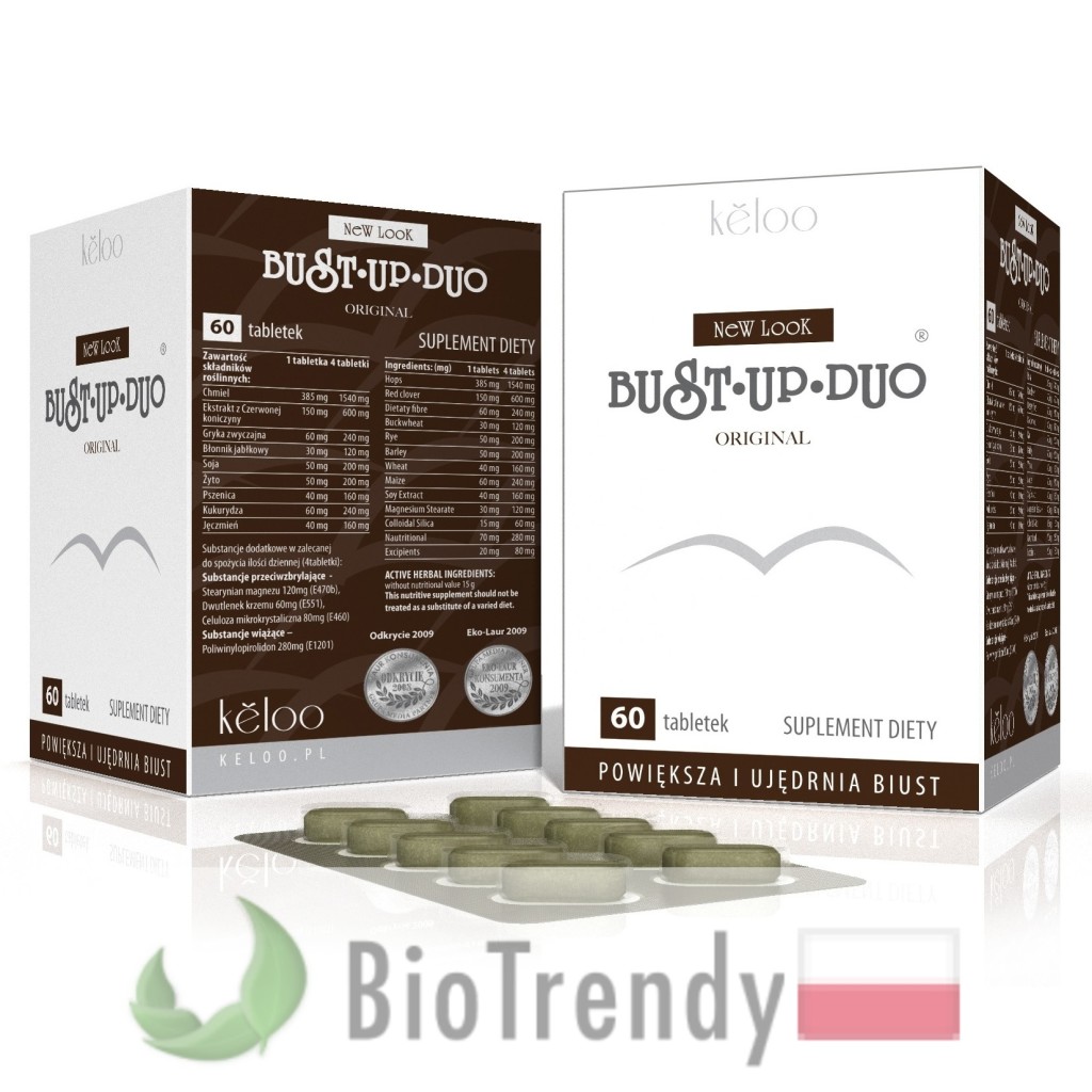BUST-UP Duo - tabletki na powiększanie piersi - BioTrendy