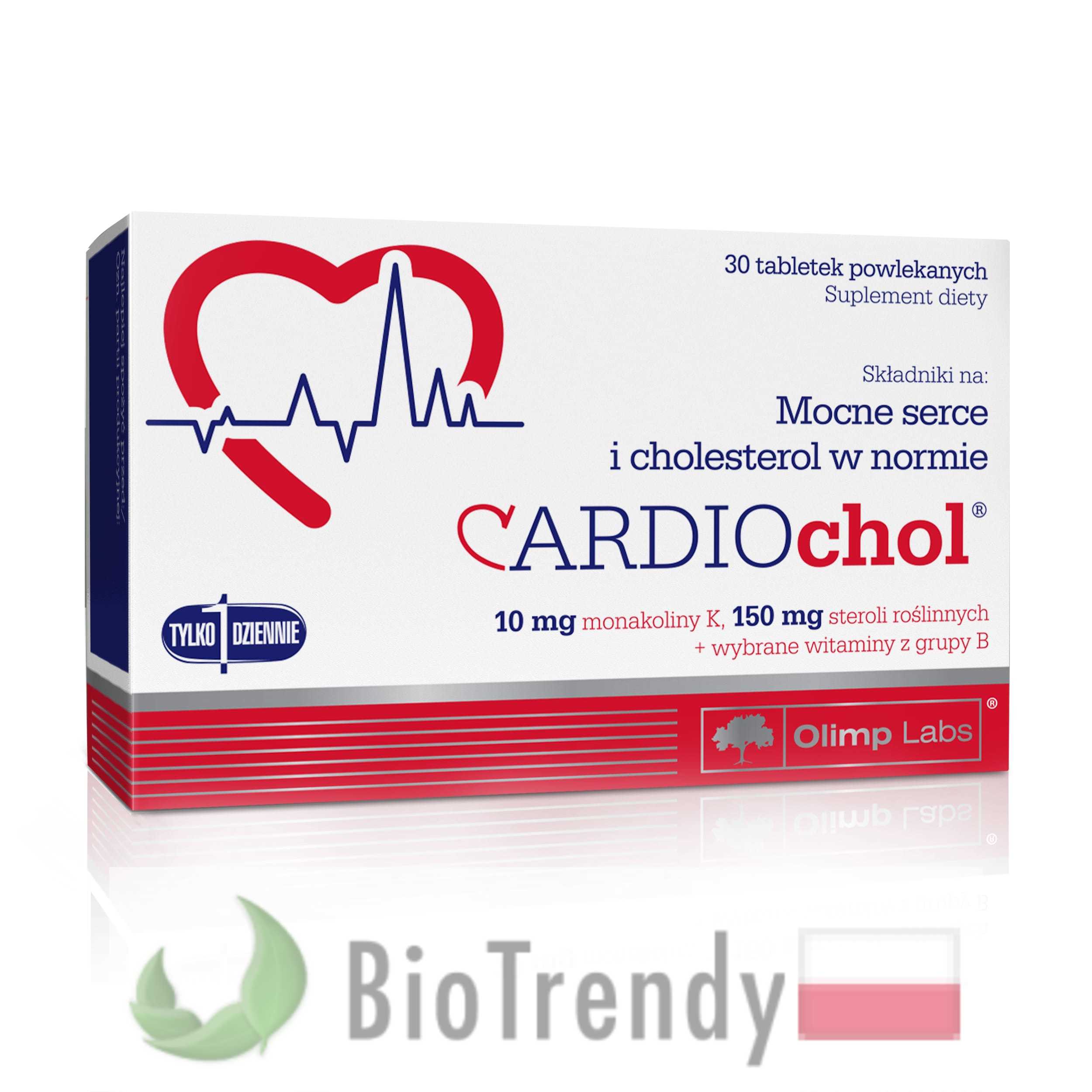 Cardiochol – tabletki na cholesterol - BioTrendy