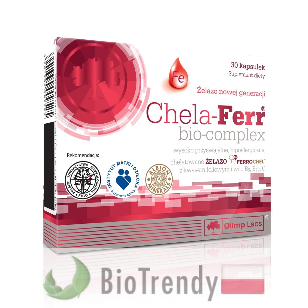 Chela-Ferr bio-complex – tabletki z witaminami - BioTrendy