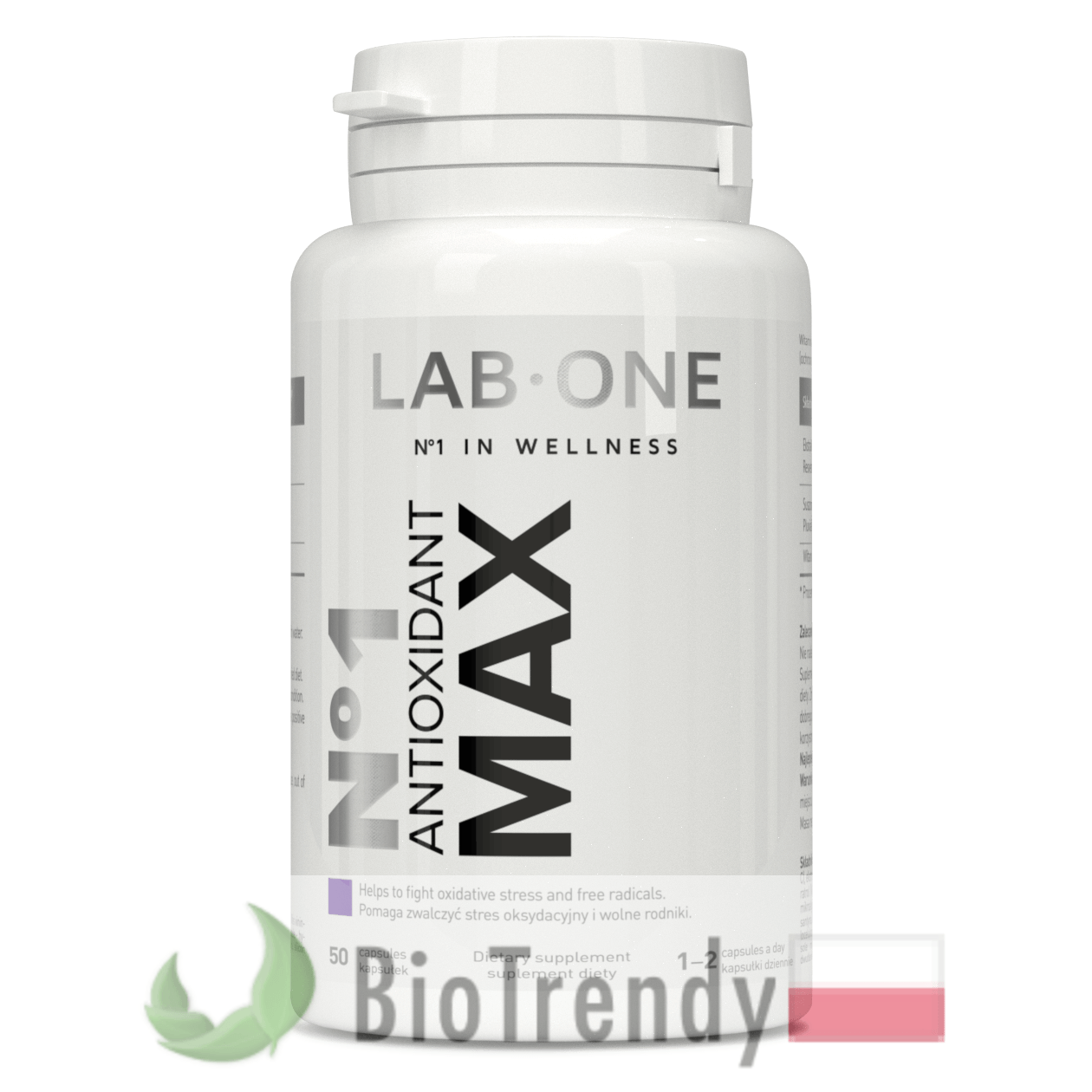 N°1 Antioxidant Max - tabletki na stres oksydacyjny - BioTrendy