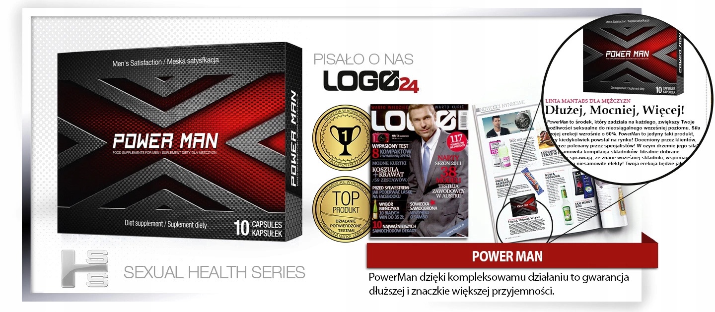 PowerMan - tabletki na erekcję - BioTrendy