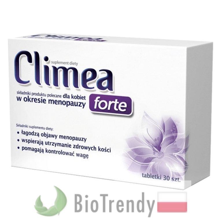 Climea Forte - tabletki na menopauzę - BioTrendy