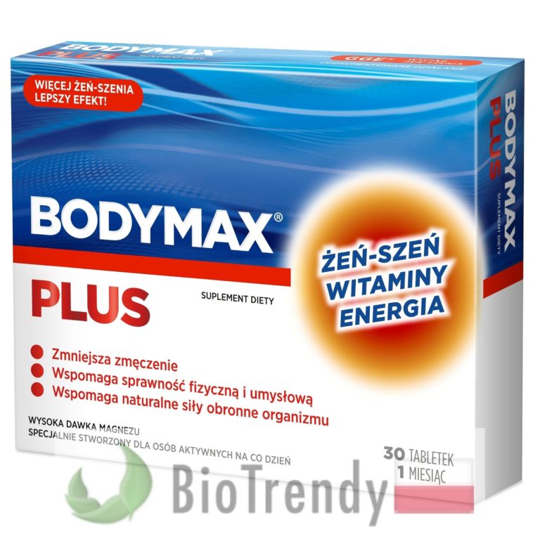 Bodymax Plus - tabletki z witaminami - BioTrendy