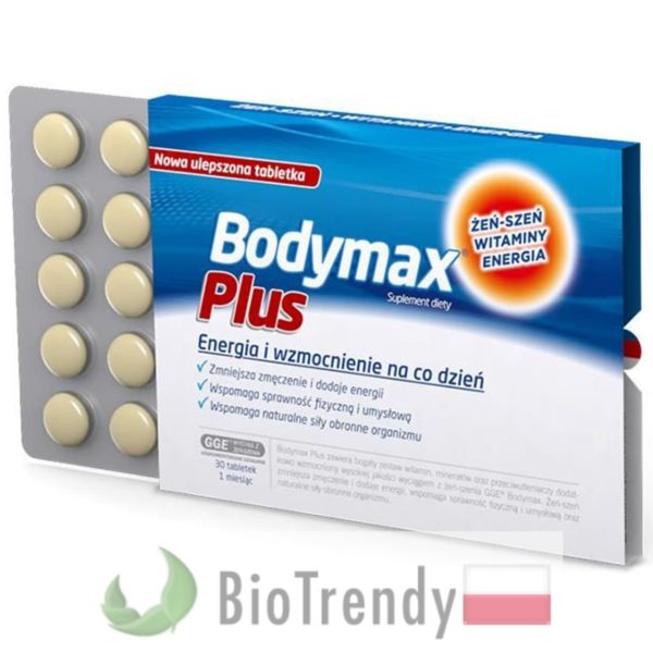 Bodymax Plus - tabletki z witaminami - BioTrendy