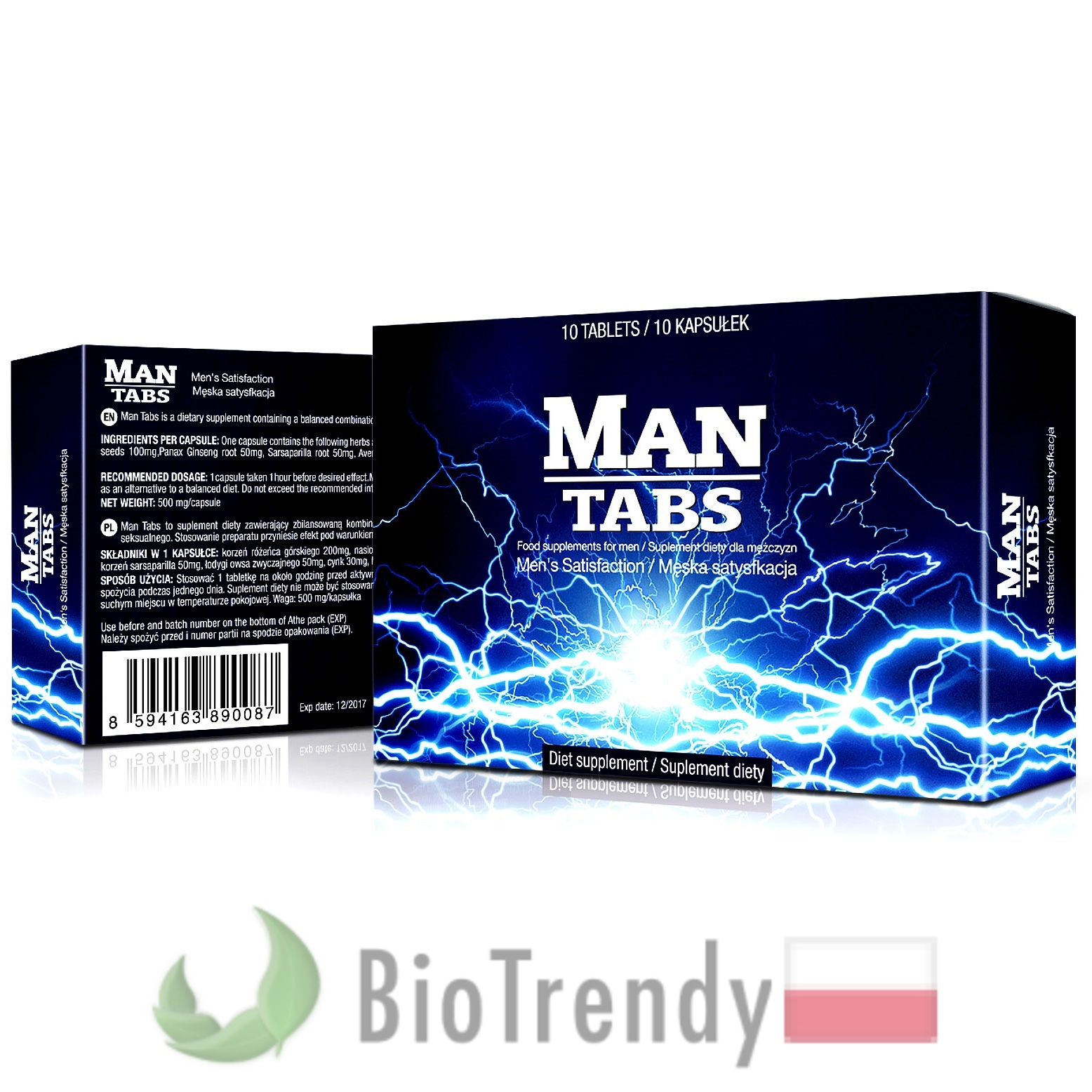 Man Tabs - tabletki na erekcję - BioTrendy