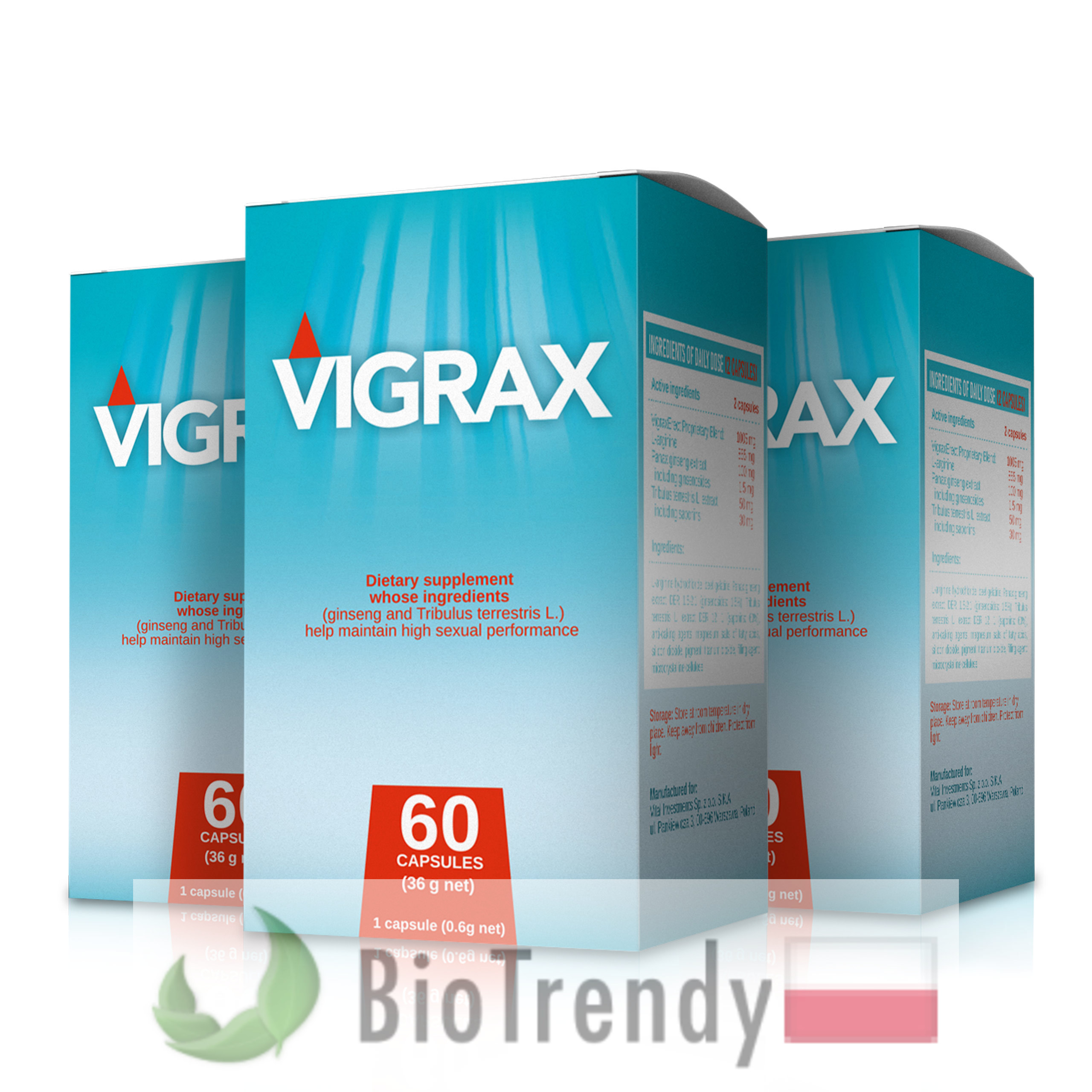 Vigrax - tabletki na erekcję - BioTrendy