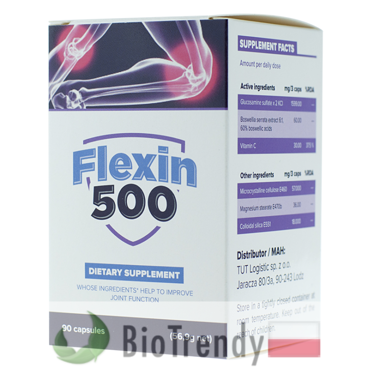 Flexin500 - tabletki na stawy - BioTrendy