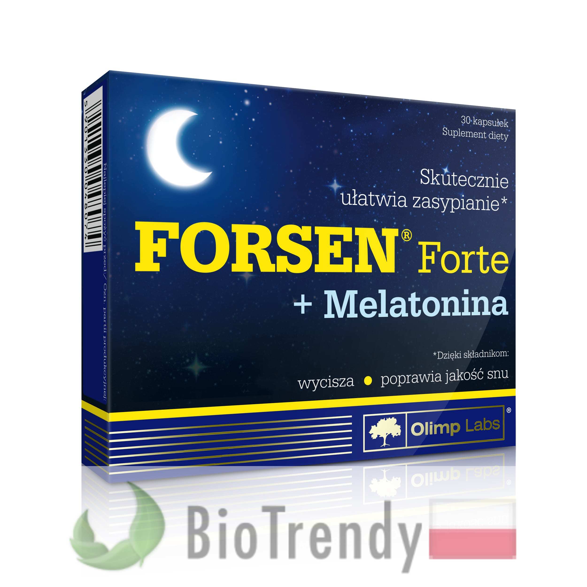 Forsen Forte + Melatonina – tabletki na sen - BioTrendy