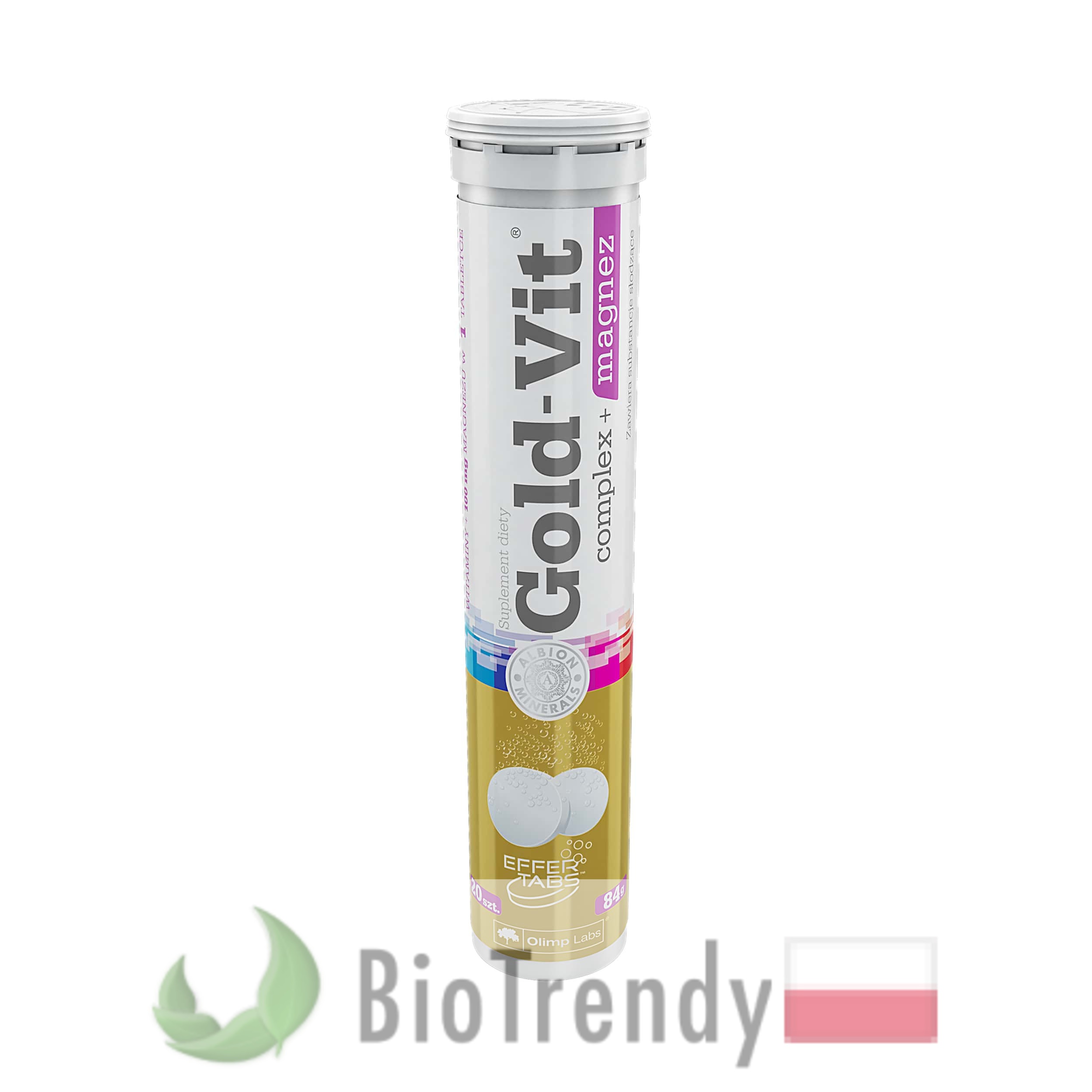 Gold-Vit complex + magnez – tabletki z witaminami - BioTrendy
