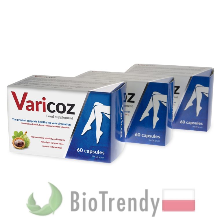 Varicoz - tabletki na żylaki nóg - BioTrendy