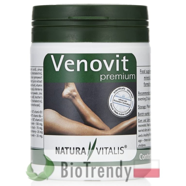 Venovit – tabletki na żylaki nóg - BioTrendy